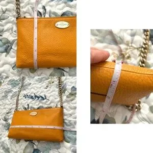 Coach | Bags | Coach Quinn Crossbody Orange Peel Pebbled Leather Gold ...